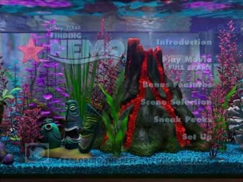Finding Nemo: Collector's Edition Disc 2 Fullscreen (2003) DVD Play Transition Menu