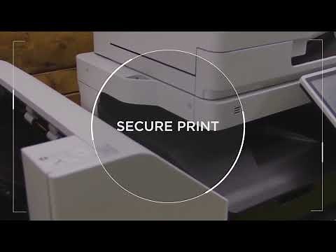 How To Secure Print with the Canon imageRUNNER ADVANCE DX