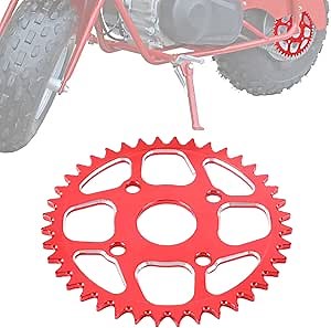 40T 420 Chain Sprocket 40/41/420 40MM Bore Rear Drive Wheel Sprocket CNC for CT200U CT200U-EX BT200X Baja Warrior Predator 212cc 196cc Go Kart Trail 200 MB165 MB200 Mini Bike Red