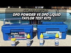 TAYLOR DPD powder VS DPD liquid comparison | Swimming Pool Water Test Kits