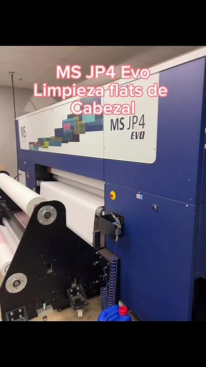 Mantenimiento a los Flats de cabezales MS JP4 Evo | Service CMYK
