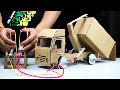 How to Make Amazing Hooklift Truck - Powered Hooklift Truck DIY