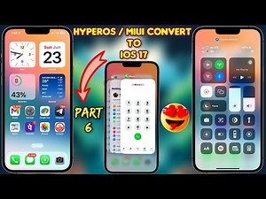 😍Finally iOS 17 Here All Xiaomi Redmi Poco Device | HyperOS/MIUI Convert To iOS 17 PART 6⚡️