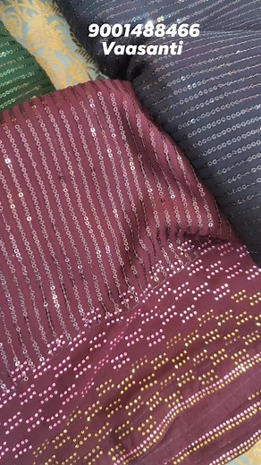 3.8K views · 51 reactions | #reshamgupta#9001488466#jaipur#georgtte sequence #puremeans vaasanti#cocktail party saree#fancy saree | Vaasanti | Facebook