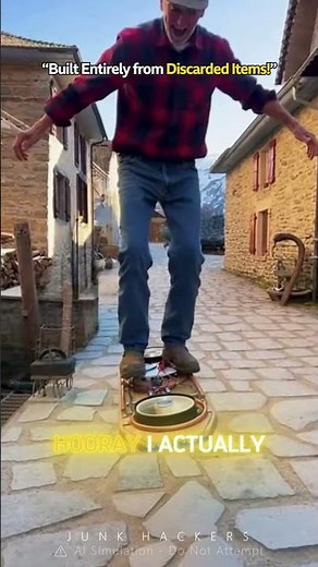 Cyberpunk! DIY Flying Platform Made From Electronic Waste!🤖🏙️