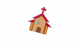 Download animated video of the church icon for free