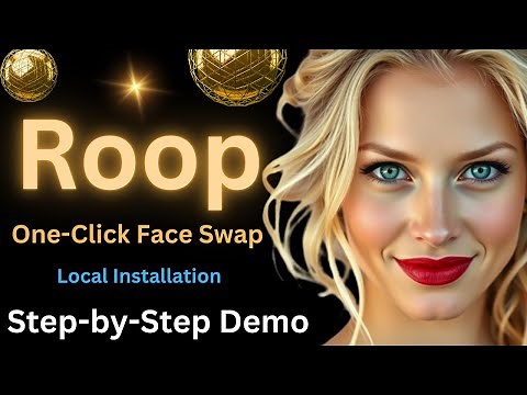 Install Roop Locally - One Click Face Swap in Video - Deep Live Cam Alternative