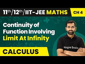 Continuity of Function Involving Limit at Infinity | Class 11/12/IIT-JEE Maths