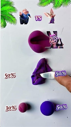 Higgins vs Finnick ⚔️ Zootopia 2 | Air Clay Color Mixing #YouTube #YouTubeShorts #YouTubeVideo #Zoot