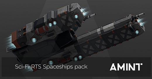 Sci-Fi RTS Spaceships pack | 3D Space | Unity Asset Store