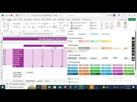 New Perspectives Excel 2019 Modules 1-4: SAM Critical Thinking Capstone Project 1c #newperspectives