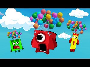 Numberblocks Play Balloon Game in Roblox! 🎈