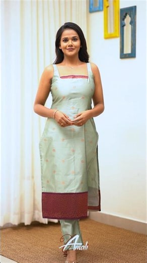 Elegant Silk Salwar Suit - Sanvi by Amali