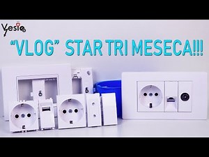 Postavljanje modularnih uticnica i spratne table VLOG