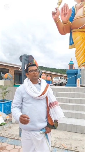 Resident Priest Guru Krishnamoorthy Let's spread the word and come together for this auspicious moment South African Hindu Maha Sabha | Hindu Thirukootam and Shree Ganaser Temple