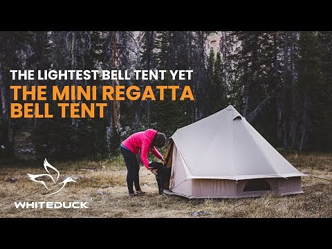 INTRODUCING THE MINI REGATTA BELL TENT | Light, compact, economical | White Duck Outdoors