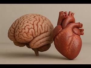 Human Brain & Heart Explained | 3D Realistic Parts Breakdown for Kids & Students