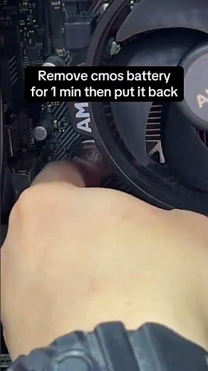 Here's how to reset your CMOS battery! 🔋🔄