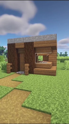 Simple Starter House in Minecraft Tutorial