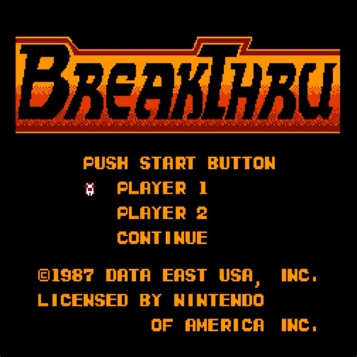 BreakThru (NES) playthrough 1 #nes #retrogaming #retrogames #nostalgia #retrogaming | Illusion Naga Gaming