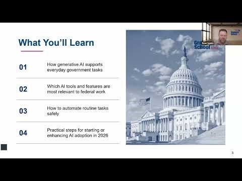 Generative AI Solutions for Government Employees (Webinar-AIWEB01)