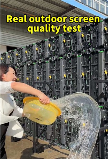 Stage screen quality test, real footage from the factory#leddisplay #led #leddispalyscreen #ledwall #ledfactory #ledscreen #outdoordisplay