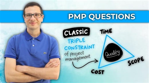 5 PMP Questions Answers - Triple Constraint | Yassine Tounsi, PMP®, PMI-CP™