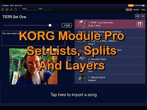 KORG Module Pro Tutorial - Everything You Need To Know About Set Lists. Splits & Layers