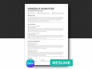 Modern Resume CV for Entry Level & Marketing Leader | ATS Friendly Digital Resume Template 2026 - Etsy Australia