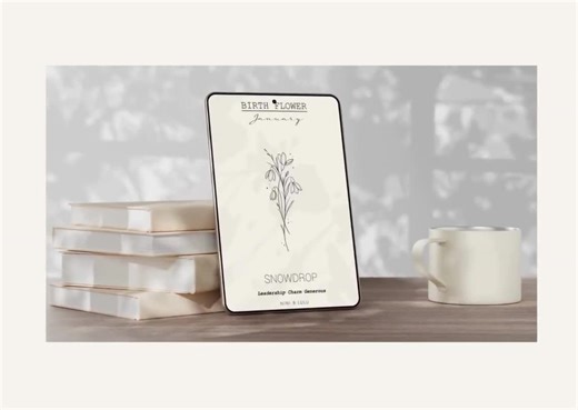 Snowdrop Birth Flower Tattoo Design – Elegant January Floral Fine Line Art, Printable Feminine Tattoo - Etsy