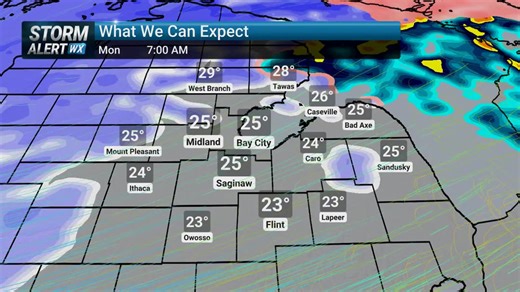 Rain changes to snow Sunday through Monday with strong winds. abc12.com/weather | ABC12 News
