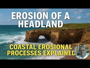 Types of coastal erosion and the Erosion of a headland | GCSE Geography Revision