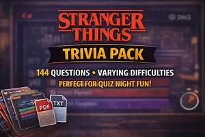 Stranger Things Trivia Pack – 144 Questions (PDF TXT Answer Sheet) - Etsy Canada