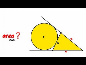Can You Find the Circle’s Area? (Only Geometry Masters Solve This)