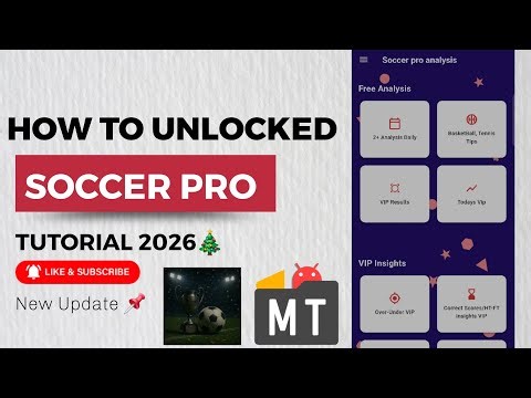HOW TO UNLOCKED SOCCER PRO ANALYSIS WITH MT MANAGER 2026