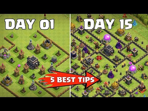 HOW TO MAX YOUR TOWNHALL FAST in Clash of Clans