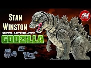 Ricsan Custom Toys Stan Winston super articulated Godzilla Review!!!