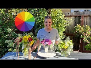 Flower Arranging With Color Theory! 🌈 :: Cut Flower Garden and Bouquet Making Basics!