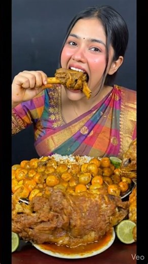 ASMR Chicken & Lots of Eggs Eating 🍗🥚 Loud Chewing Sounds | Super Satisfying Mukbang #mukbang #asmr