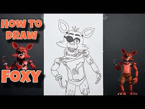 How To Draw Foxy | Five Nights at Freddy's #drawing #fnaf #draw