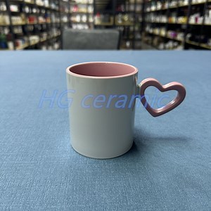 [Hot Item] Heart Handle Mug 11oz with Sublimation Coating