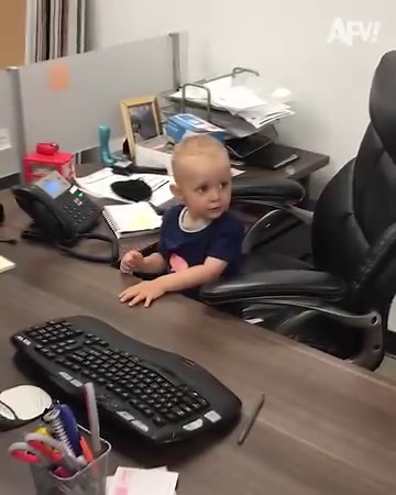 719K views · 10K reactions | Cubicle capers and desk dares! ️ | America's Funniest Home Videos | Facebook