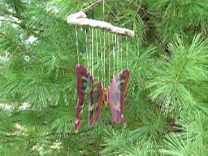 Butterfly Wind Chime - Plow & Hearth