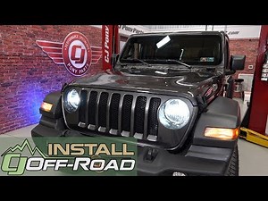 2018-2020 Jeep Wrangler JL Oracle Lighting Headlight Bulb LED H13 Conversion Kit 6500K Installation