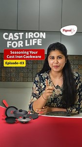 123K views · 155 reactions | Learn how to season your Pigeon Imperi Cast Iron Cookware for a perfect, natural non-stick finish. Follow these simple steps to make your cookware last a lifetime. #pigeonkitchenappliances #CastIron #seasoningsandspices #castironcookware | Pigeon Kitchen Appliances | Facebook