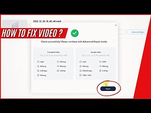 How to Fix Corrupted Video Files - How to Repair Damaged .mp4 files Using Video Repair Tool