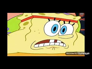 Patrick licks Spongebob his foot