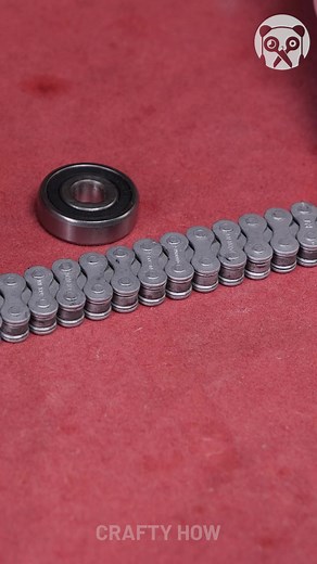 3.9M views · 496 reactions | Fidget Spinner with Bike Chain! | Crafty Panda How | Facebook