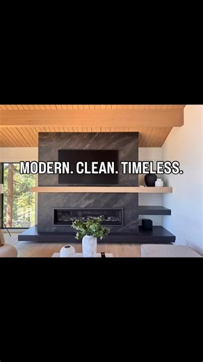 A modern transformation done right. Quartzite countertops and a porcelain slab fireplace completely redefined this home—sleek, durable, and stunning from every angle. The details make the difference. Thinking about upgrading your countertops or fireplace? Quartzite and porcelain slabs offer the perfect balance of durability and modern design. 📩 Message us to start your remodel. #reno #renovation #countertops #fireplace #homerenovation | Best Hardwood Flooring LLC