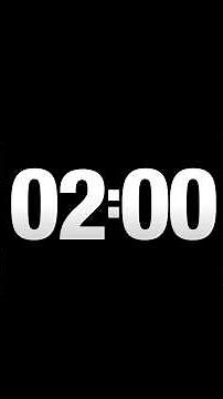 2 Minute Timer with Alarm ⏰⏰ #productivity #stopwatch #countdown #studytimer #2minutetimer